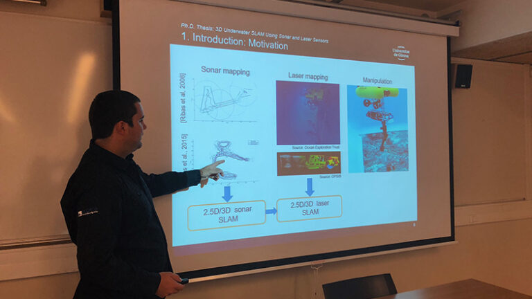 Doctoral Thesis 3d Underwater Slam Using Sonar And Laser Sensors Vicorob